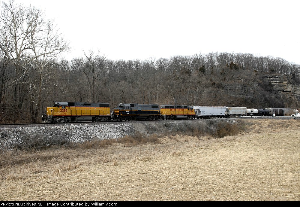 Union Pacific mixed freight